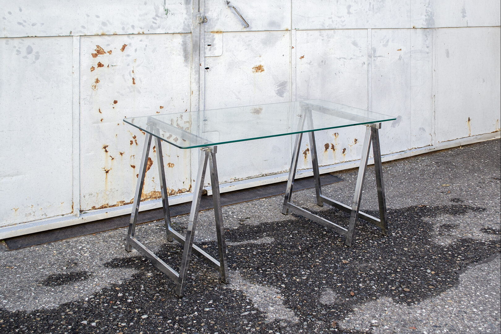 Tavolo Cavalletti Anni '70 - Marco Cappello Vintage and Design